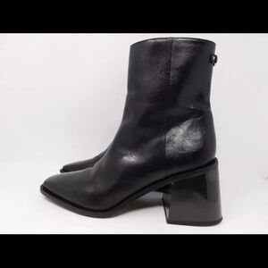 Sam Edelman | Shoes | Sam Edelman Womens Boots Winnie Black Squared Toe ...